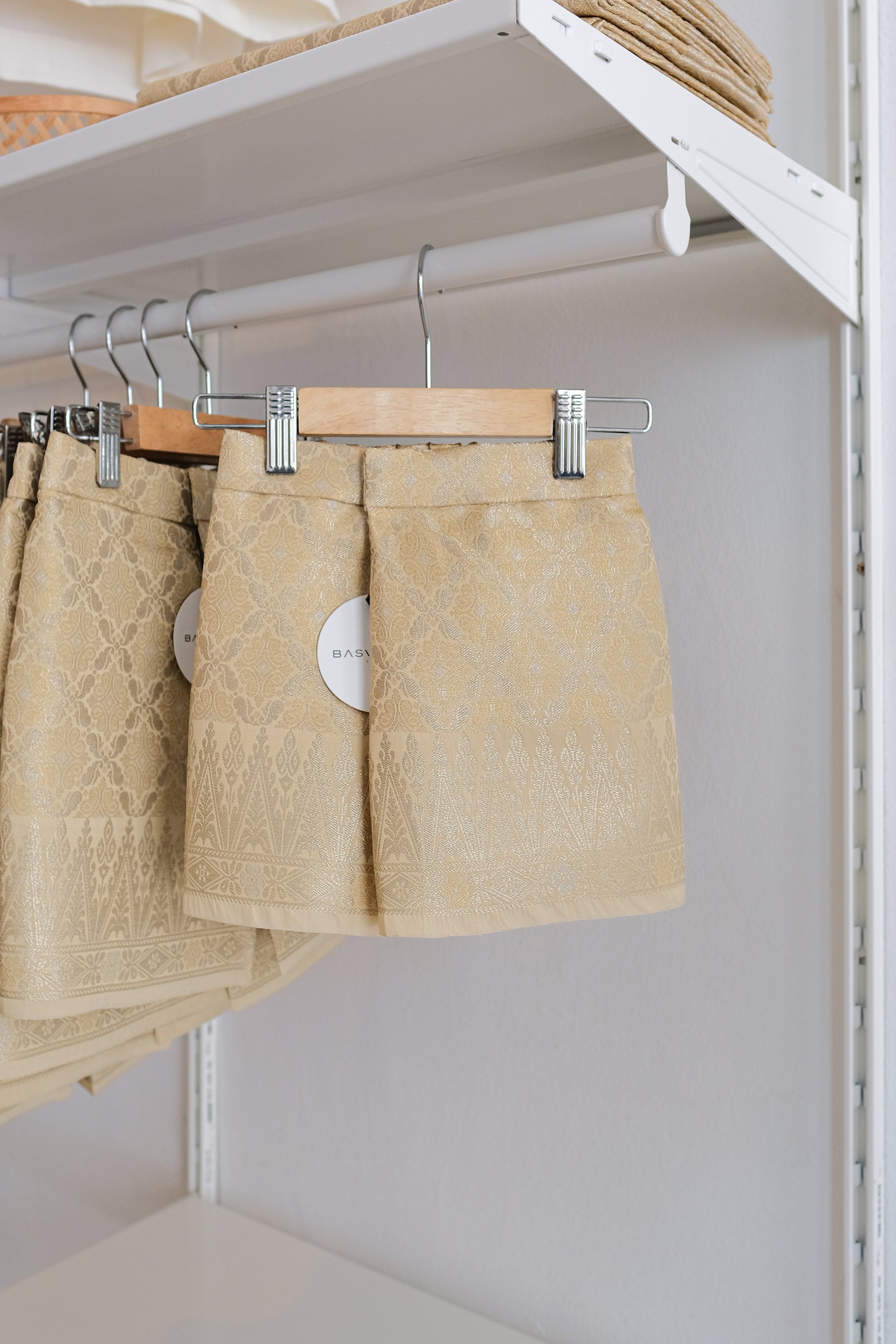 Brocade Kids in Light Champagne