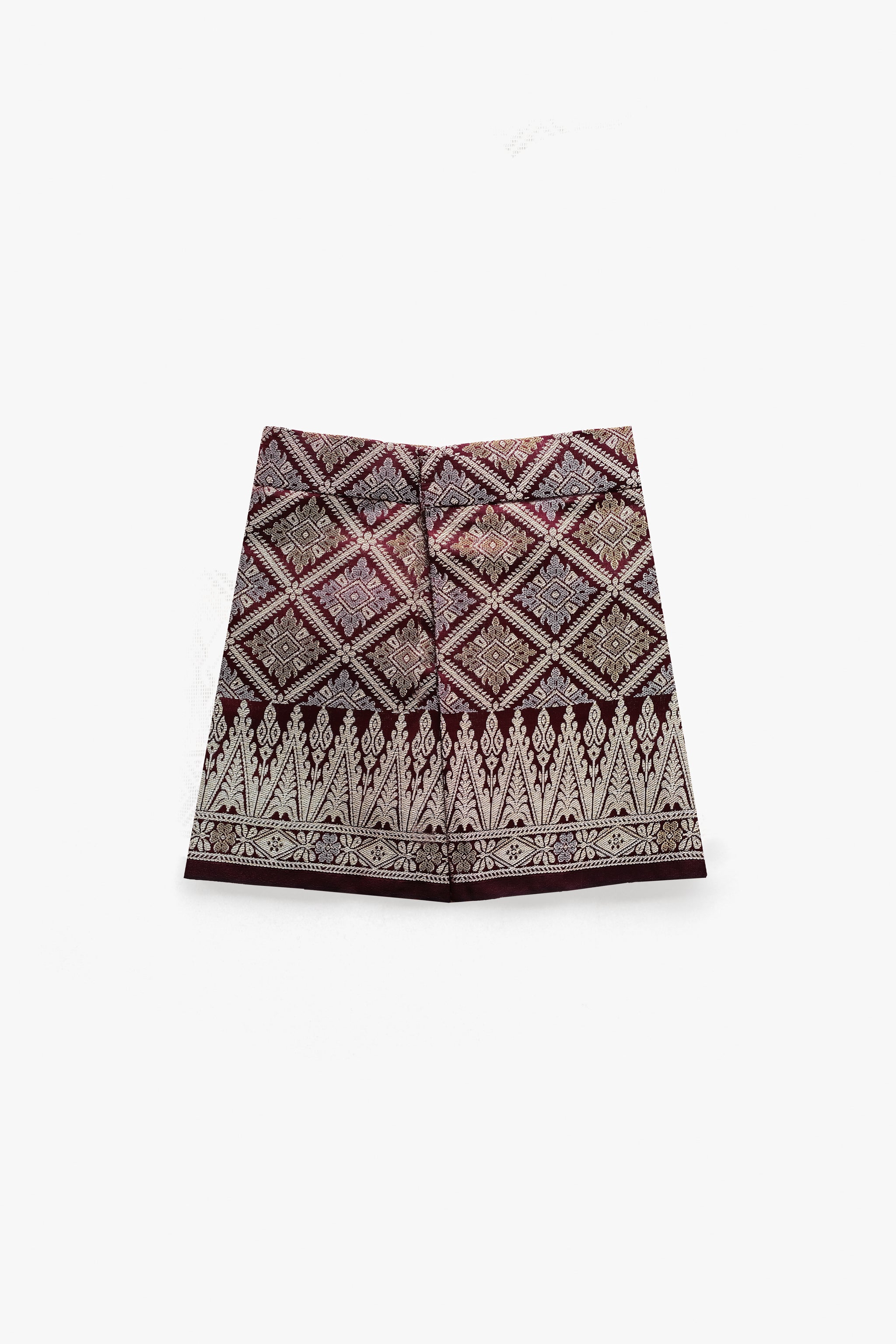 Brocade Kids in Maroon